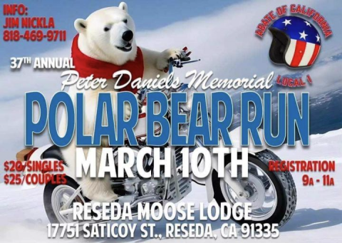 POLAR BEAR RUN - ABATES Annual Fundraiser | Golden State Chapter #0235 ...